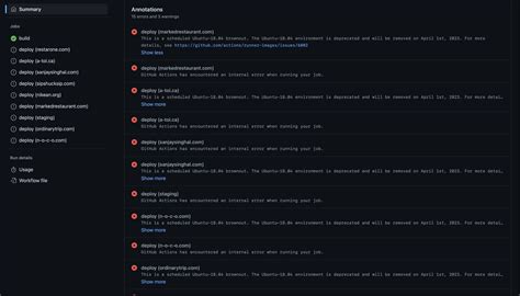 use ubuntu latest in capistrano deploy · issue 1301 · restarone violet rails · github