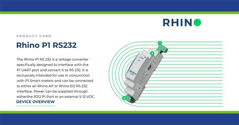 Rhino P1 Rs232 Swift Sensors