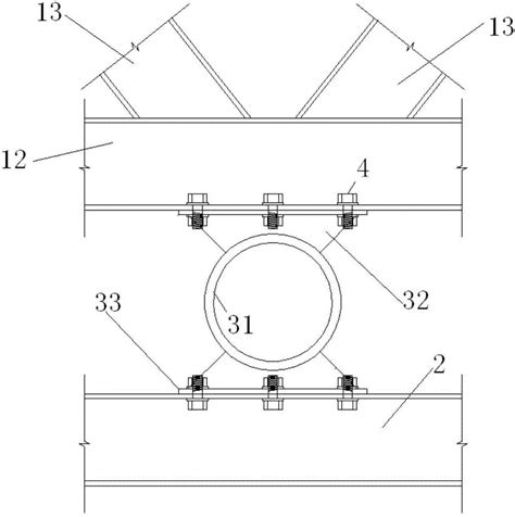 桁架结构的桥梁防船撞装置的制作方法