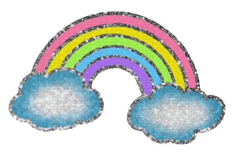 Rainbow Sparkle Sticker Rainbow Glitter Sticker Cute Kawaii