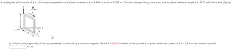 solved a rectangular loop consists of 110 ﻿closely wrapped