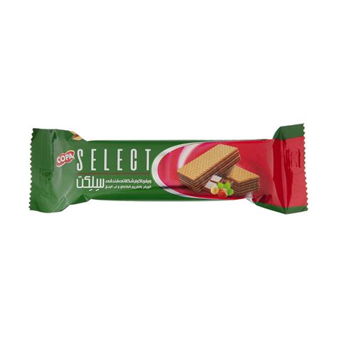 ویفر با کرم شکلاتی فندقی 35 گرمی سلکت کوپا Copa · ایسابا مارکت