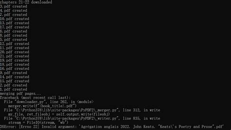 Errors When Merging Pdf Pages · Issue 43 · Evmerperlego Downloader · Github