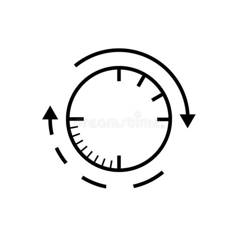 Real Time Data Outline Icon Isolated Line Vector Illustration From General Collection Stock
