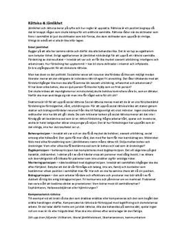 Rättvisa Och Jämlikhet Sammanfattning