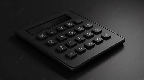 3d Illustration Of Math Symbols On Black Calculator Icon Background Minus Plus 3d Plus Minus