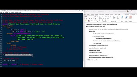 Readwritedataexceptionstatements Youtube