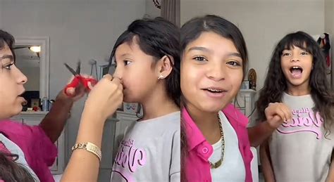 Sisters Go Viral On Tiktok After Posting Video Cutting Their Bangs