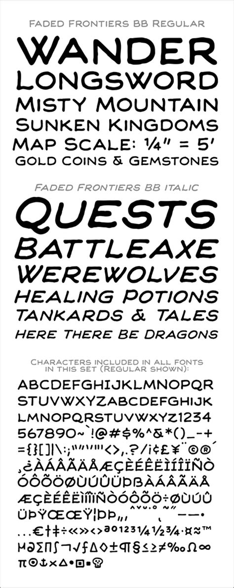 Faded Frontiers Blambot Comic Fonts And Lettering