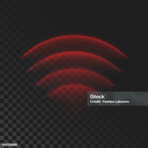 어두운 배경에 따뜻한 공기 흐름 적외선 풍파 빛 효과 벡터 일러스트 레이 션 0명에 대한 스톡 벡터 아트 및 기타 이미지 0