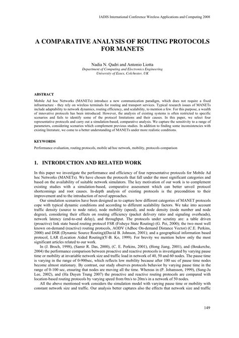 Pdf A Comparative Analysis Of Routing Protocols For Manets