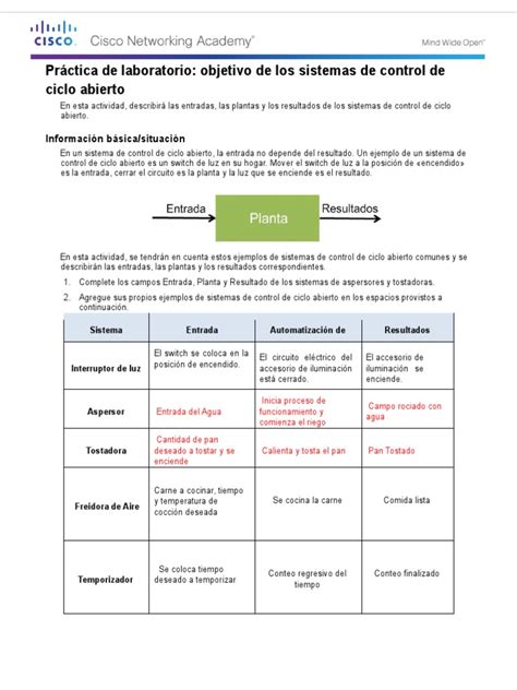1139 Lab Open Loop Control System Final Pdf Automatización