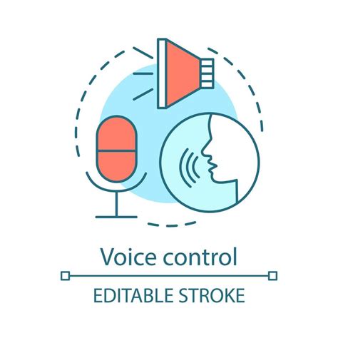 Voice Control Concept Icon Audio Recording Radio Microphone Speaker Public Speaking Tips