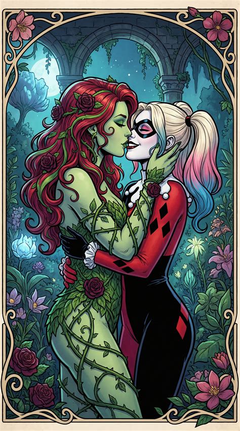 Poison Ivy And Harley Quinn By Snowly48lite On Deviantart