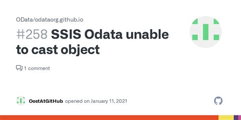 Ssis Odata Unable To Cast Object · Issue 258 · Odata · Github
