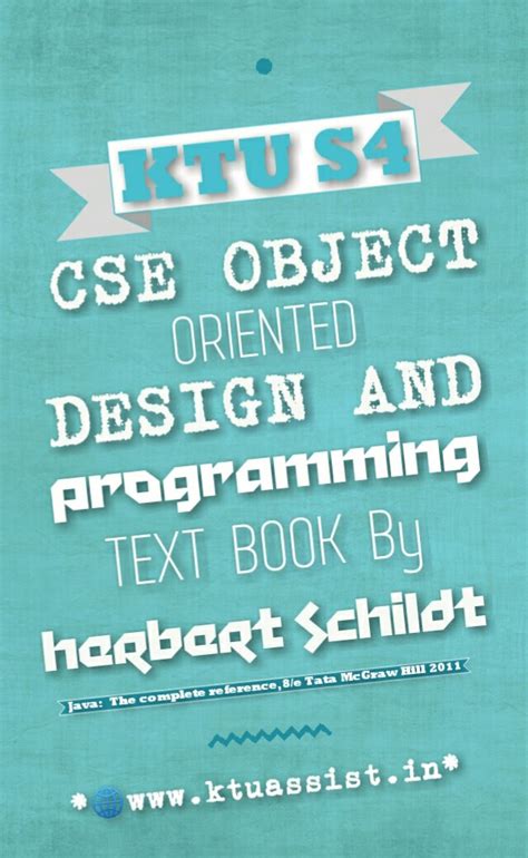 Ktu Cs206 Java Object Oriented Programming Textbook Pdf Ktu Assist