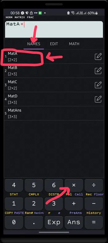 Matrix Calculation Calces Docs