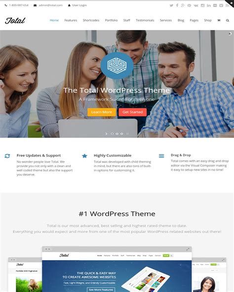 드프레스 테마 추천 Total Responsive Multi Purpose Wordpress Theme
