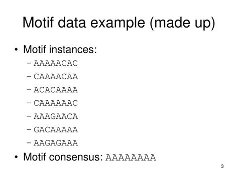 Ppt Finding Motifs Powerpoint Presentation Free Download Id1778769