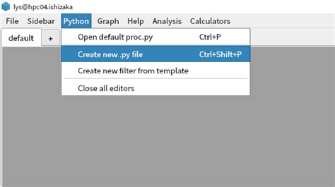 Loading Your File — Lys 031 Documentation