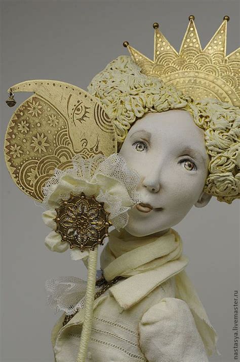 Авторская кукла 'Свет вечерней звезды' | Куклы, Звезды, Паперклей