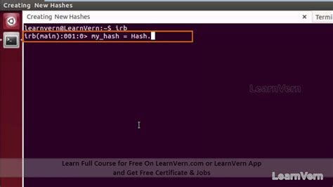 How To Create Hash In Ruby Youtube