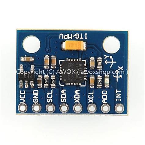Gy 521 Gy521 Gy 521 Mpu 6050 Module 3 Axis Analog Gyro Sensors Accelerometer Awox Electronics
