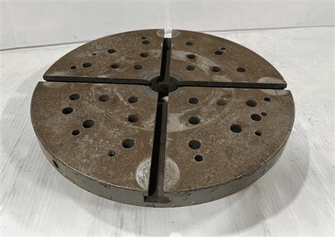 Round Machinist Set Up Fixture Plate 14dia Albrecht Auction Service