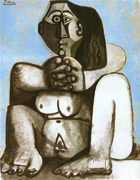 Seated Female Nude By Pablo Picasso Artchive