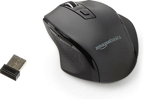 New Amazon Basics Ergonomic Wireless Mouse