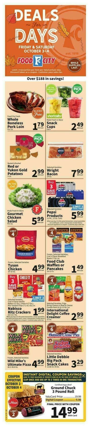 Food City Trenton GA Hours Weekly Ad