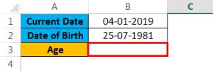 Calculate Age In Excel Formula Examples How To Use It Calculate Age