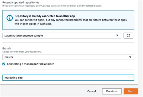 Set Up Continuous Deployment And Hosting For A Monorepo With Aws Amplify Console Front End Web