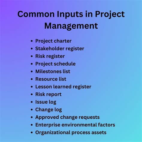 why crucial itto in project management inputs tools and techniques
