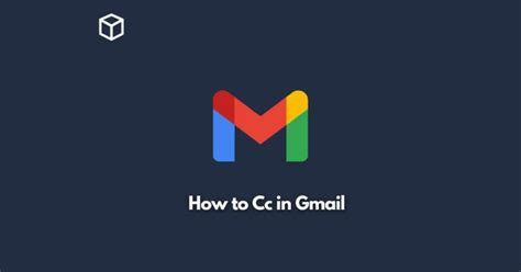 How To Cc In Gmail Programming Cube