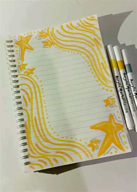Notebook Border Ideas