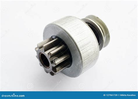 Bendix Drive Starter Detail For Stock Image Image Of Macro Spare