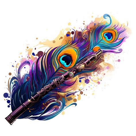 Premium Ai Image Peacock Feather On White Background Created With Generative Ai