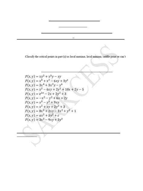 Unconstrained Optimization Several Choice Pdf Mathematical Optimization Profit Economics