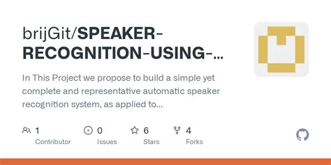 Github Brijgitspeaker Recognition Using Mfcc And Tda In This
