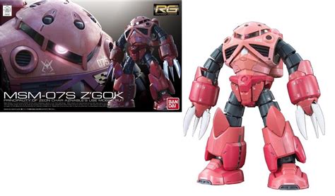 Gundam Rg 1 144 Msm 07s Zgok Char Custom Model Kit Model Kit Bandai