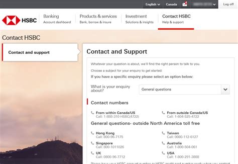 My Account And Statements Help And Support Hsbc Canada