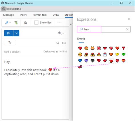 How To Insert Smiley Faces In Outlook Email Message Use Smileys To Add