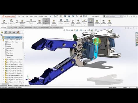 Industrial Robot Arm Gripper Solidworks Tutorial HP YouTube Solidworks Tutorial