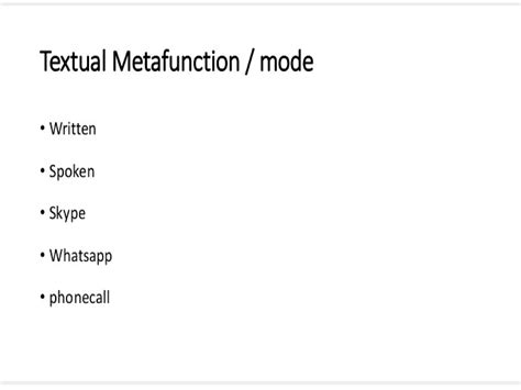 Systemic Functional Grammar By Almaspptx