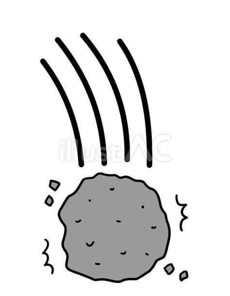 落石注意イラスト No 24261741｜無料イラスト・フリー素材なら「イラストac」