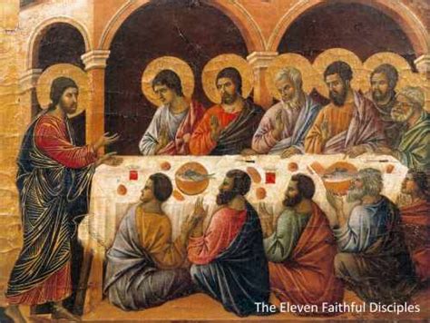The Eleven Faithful Disciples List Here There And Everywhere