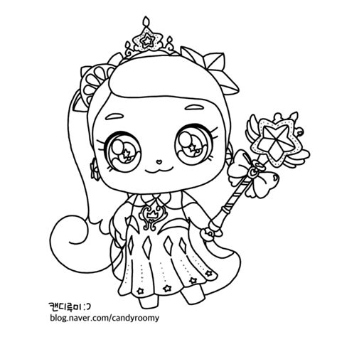 새콤달콤 캐치 티니핑 새콤핑 달콤핑 무료 도안 색칠놀이 네이버 블로그