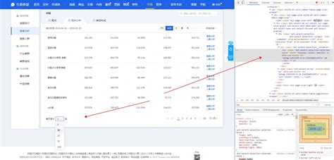 selenium如何点击生意参谋每页显示多少条的下拉框 Python CSDN问答