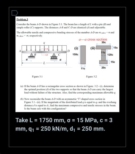 [solved] Problem 3 Consider The Beam A D Shown In Figure 3